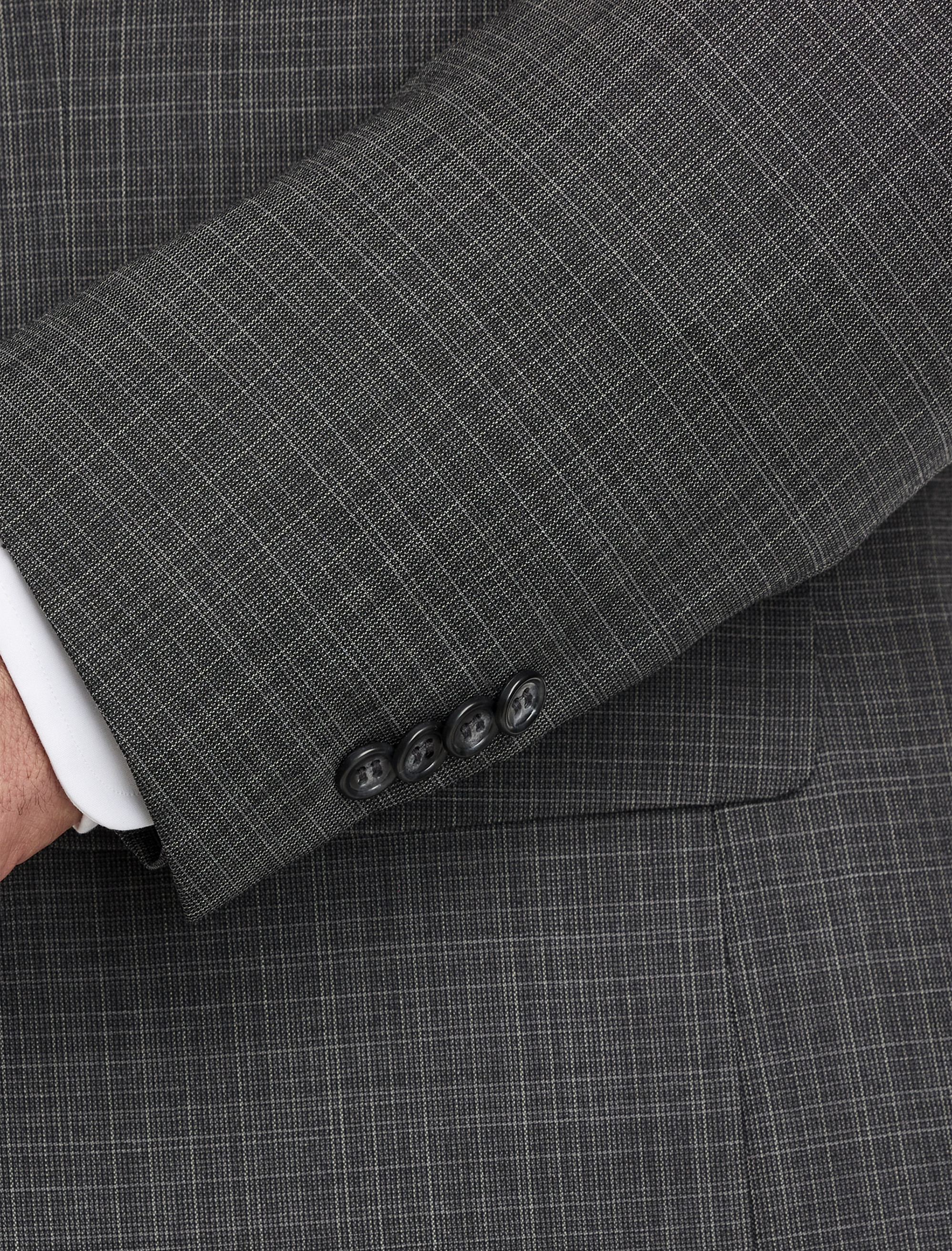 Micro Grid Suit Jacket - DXL